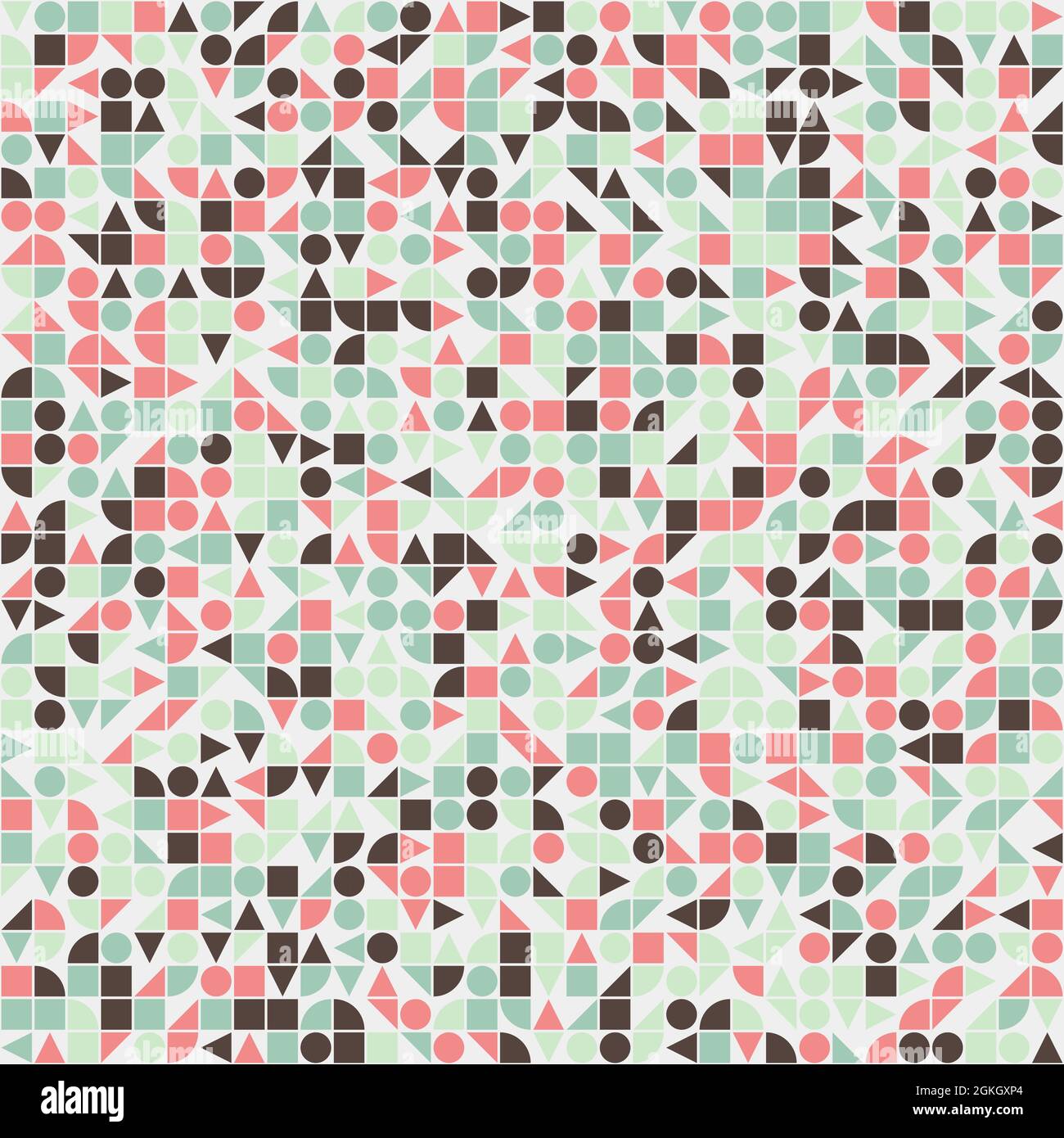 Abstract Geometrical generative computational art illustration Stock ...