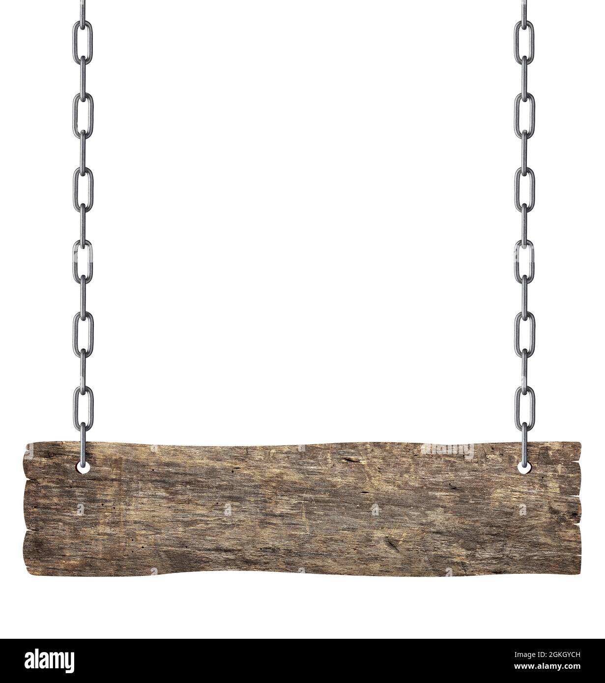 wooden sign chain ropesignboard signpost Stock Photo - Alamy