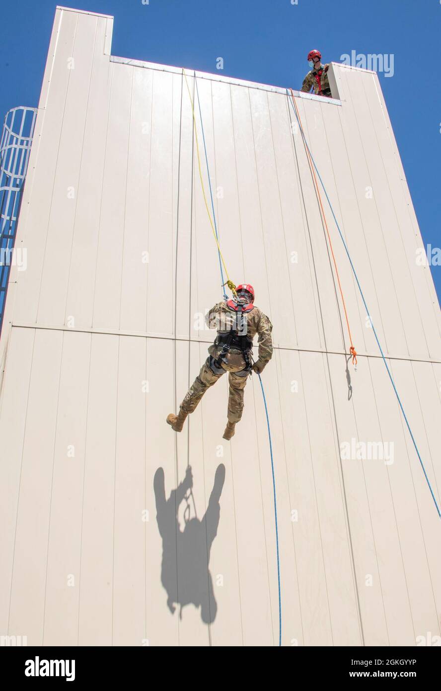 U.S. Air Force Staff Sgt. Justin Rice, right, 60th Civil Engineer ...