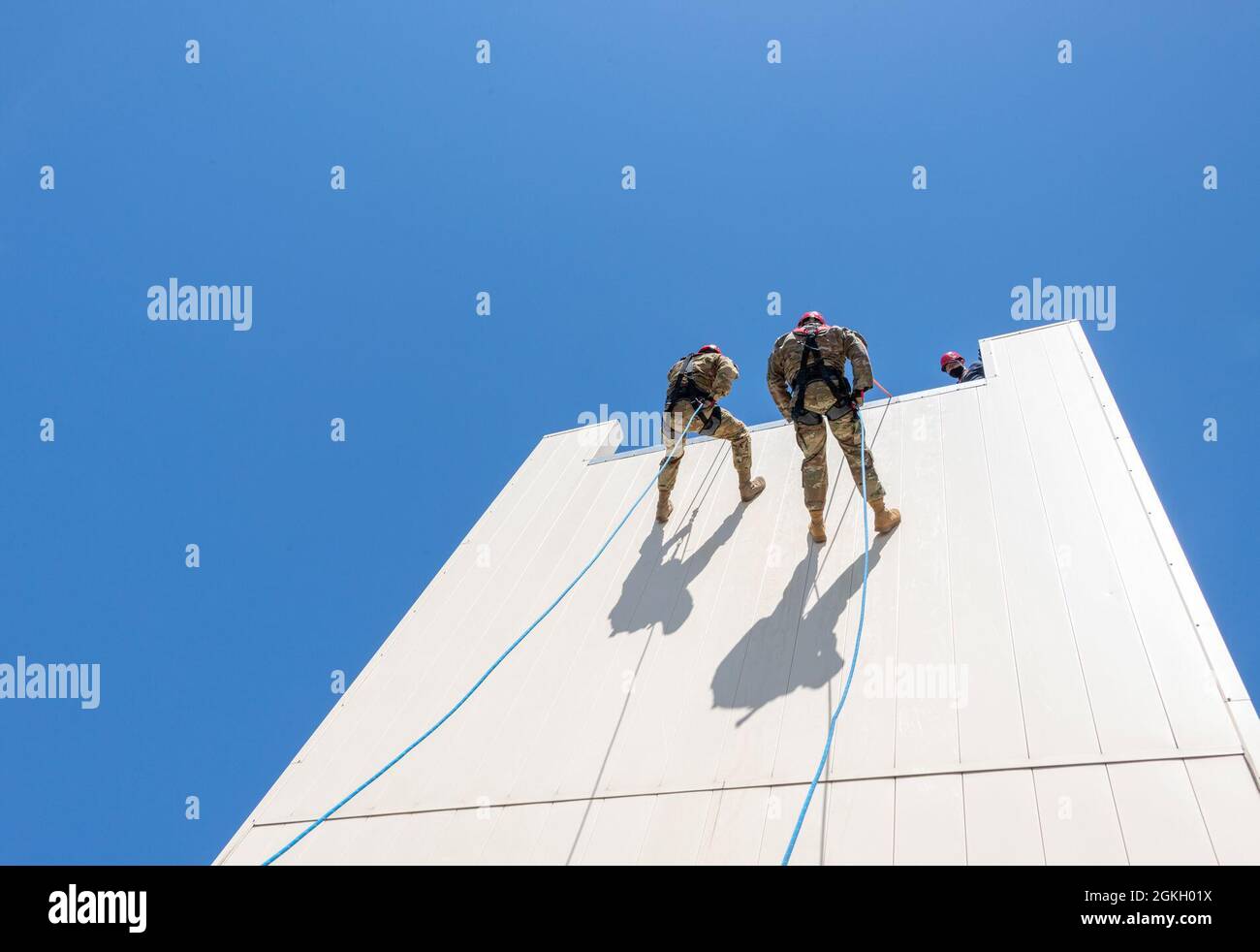 U.S. Air Force Staff. Sgt. Daniel Robinson, left, 60th Civil Engineer ...