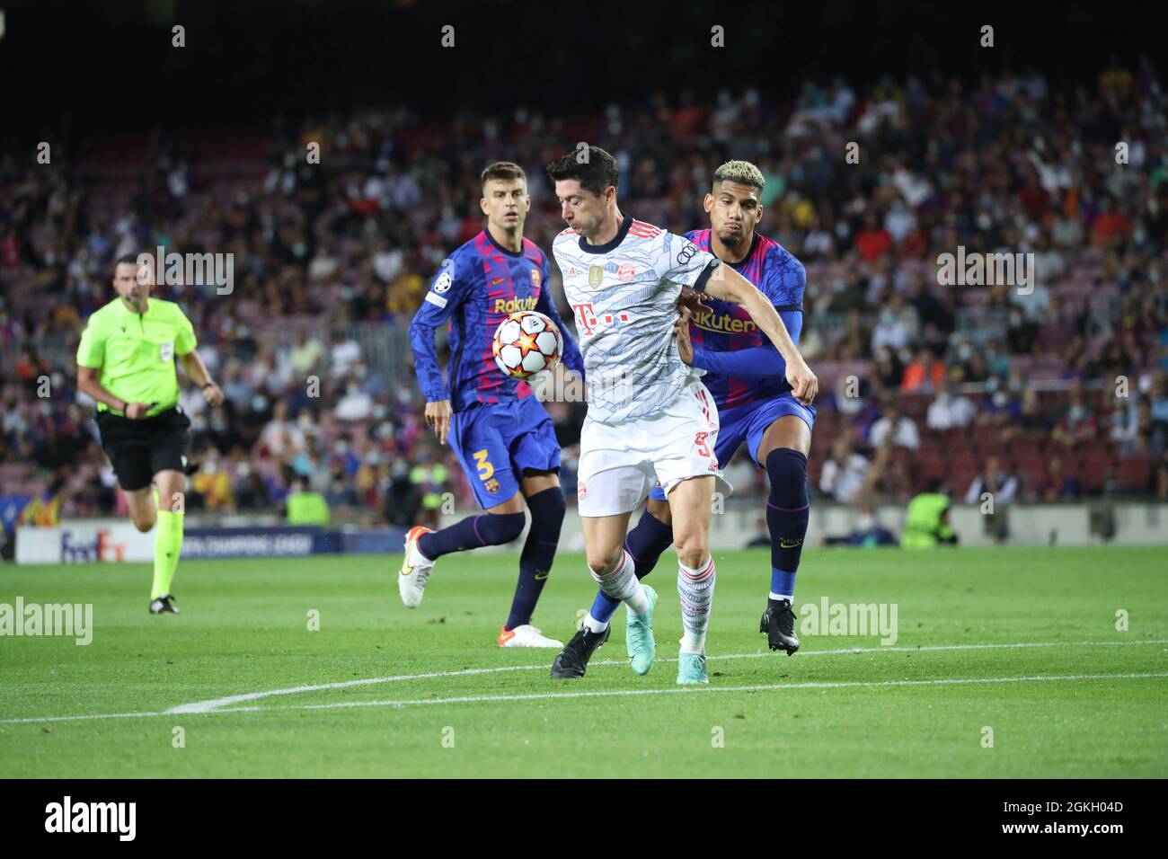 14 September 2021, Spain, Barcelona: Football, Champions League, Group ...