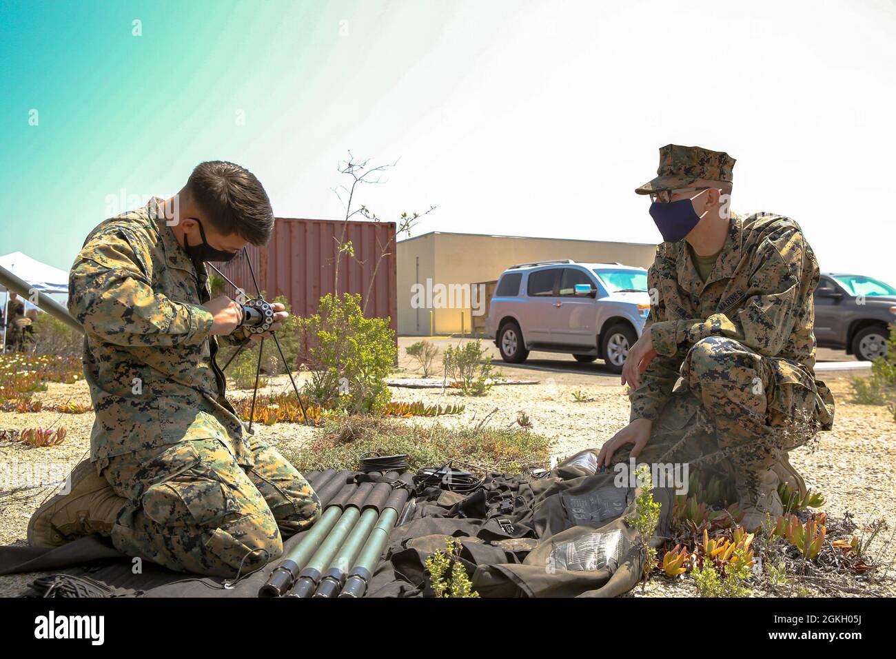 U.S. Marines assigned to I Marine Expeditionary Force Information Group ...