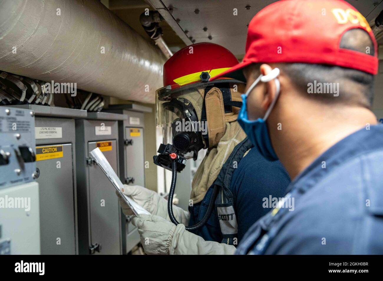 210419-N-PC065-2016 NORFOLK, Va. (April 19, 2021) Sailors assigned to ...