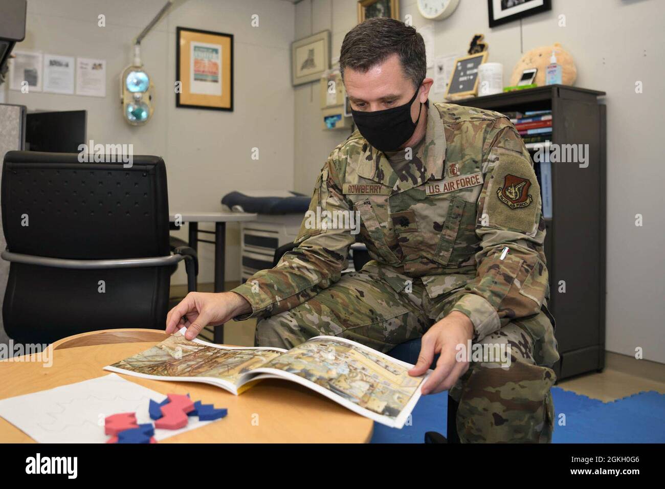U.S. Air Force Lt. Col. Justin Rowberry, the chief of PACAF Pediatric ...