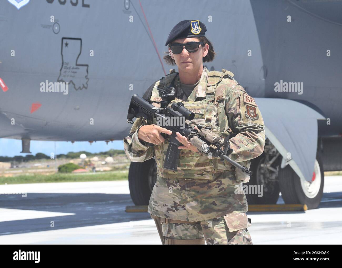 U.S. Air Force Tech. Sgt. Starlight Wilkerson, 307th Security Forces ...