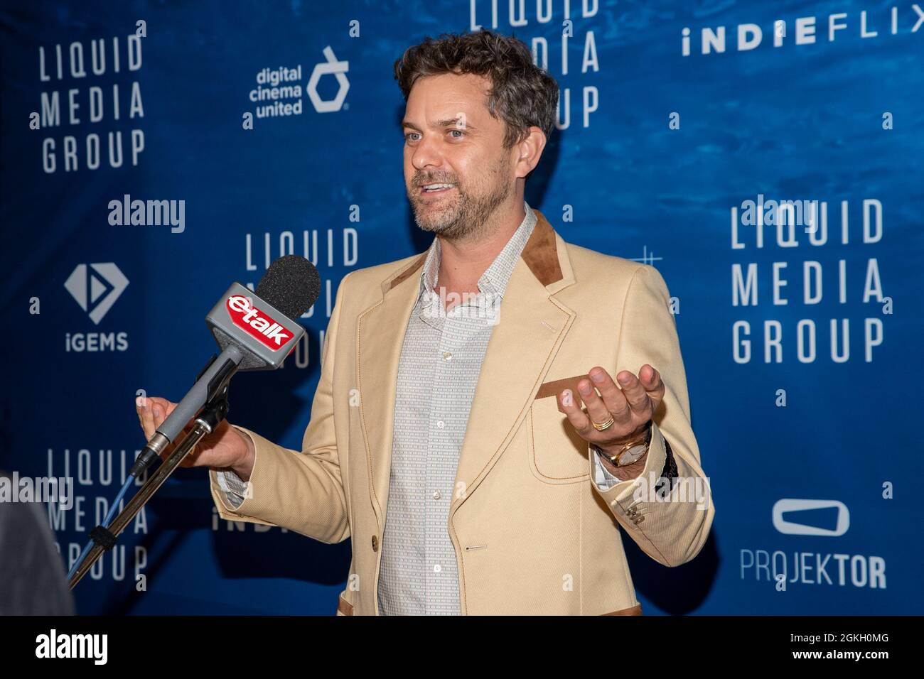 Joshua Jackson attends Liquid Media Splash party reception at Toronto ...