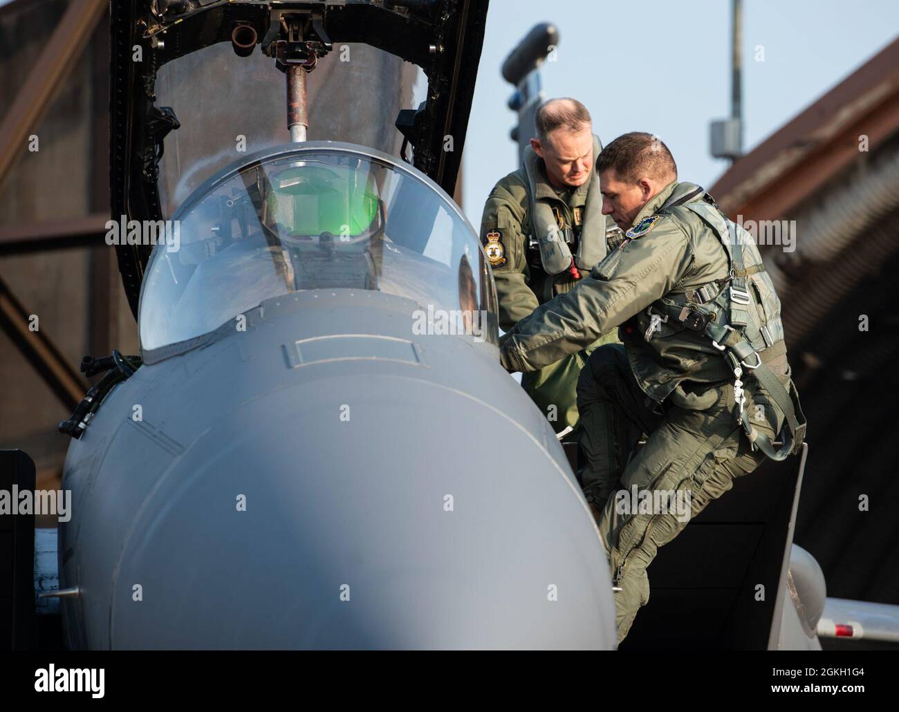 U.S. Air Force Col. Jason Camilletti, 48th Fighter Wing commander ...