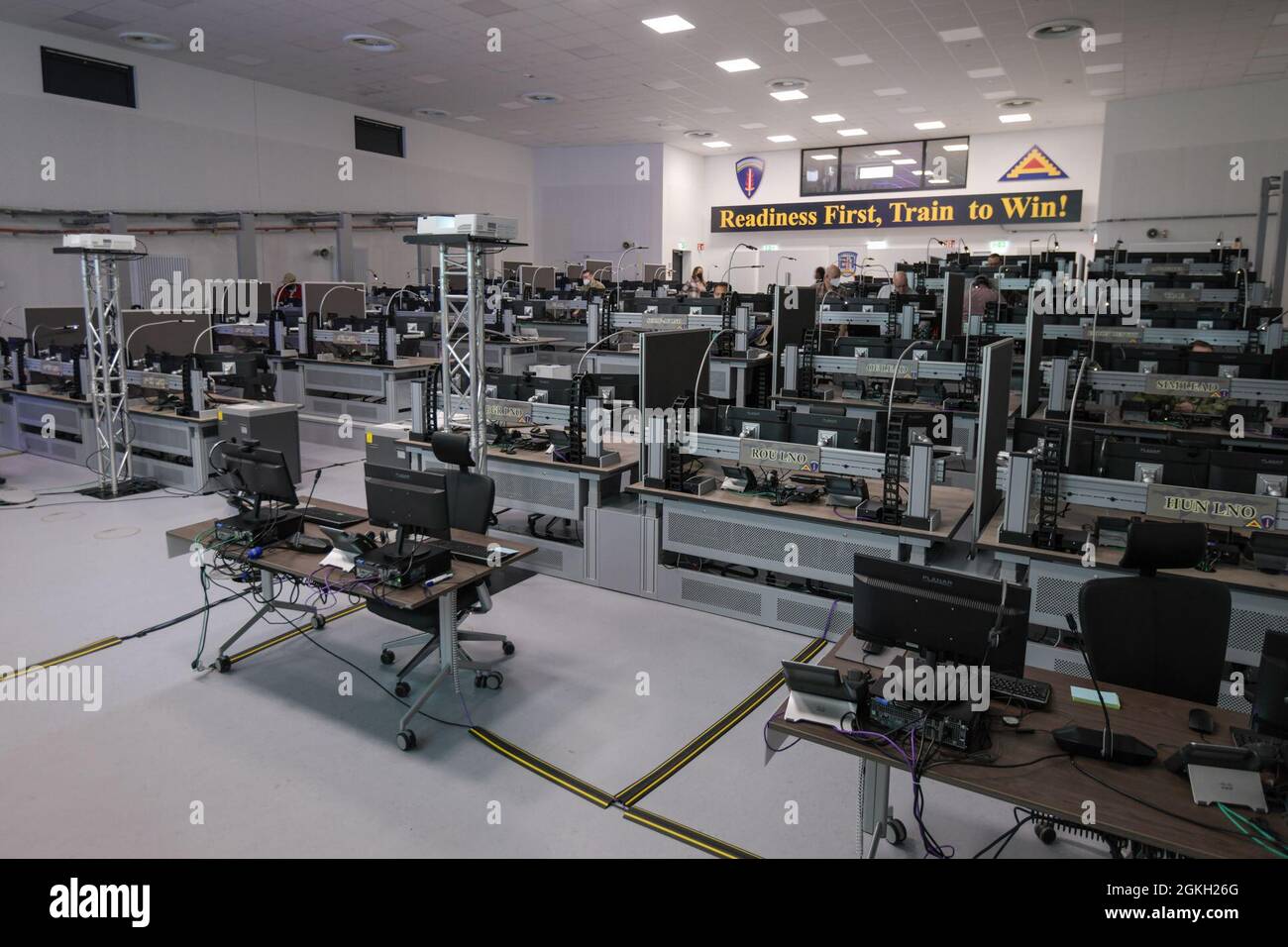 Photo shows the Mission Partner Environment (MPE), the 7th Army ...