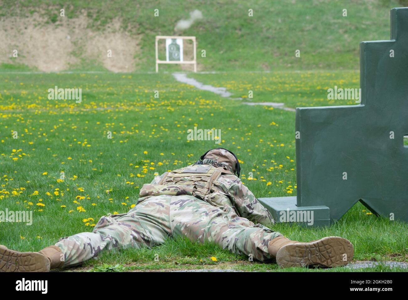 U.S. Army Spc. Alejandro Sanchez, an infantryman assigned to Charlie ...