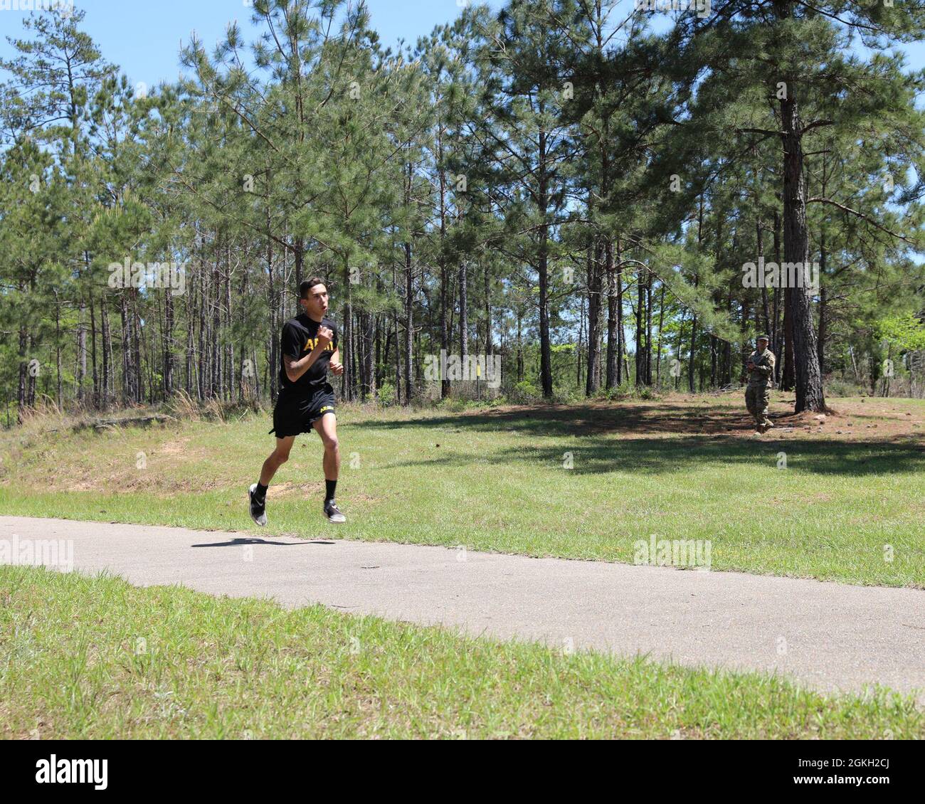 Spc. Davonte Shaw, assigned to 204th Air Defense Artillery Regiment ...