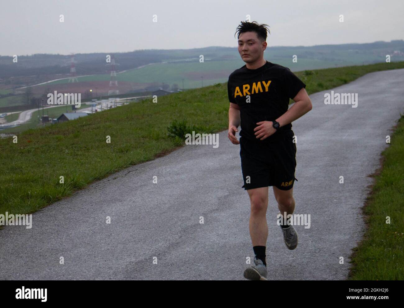 Spc. Alexander Mattes, a combat medic specialist with the 566th Medical ...