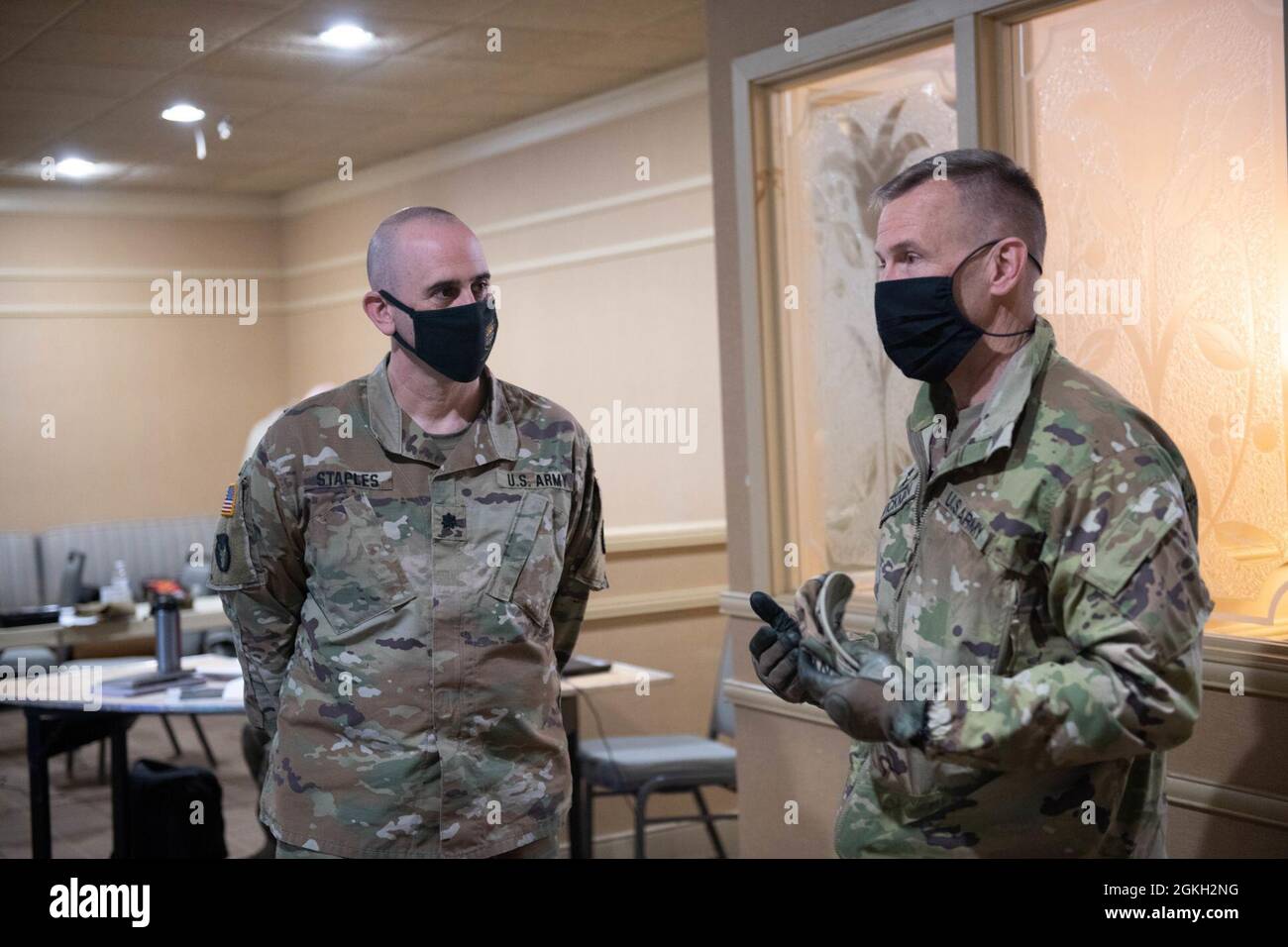 Maj. Gen. Mike Wickman, 34th Red Bull Infantry Division commanding ...