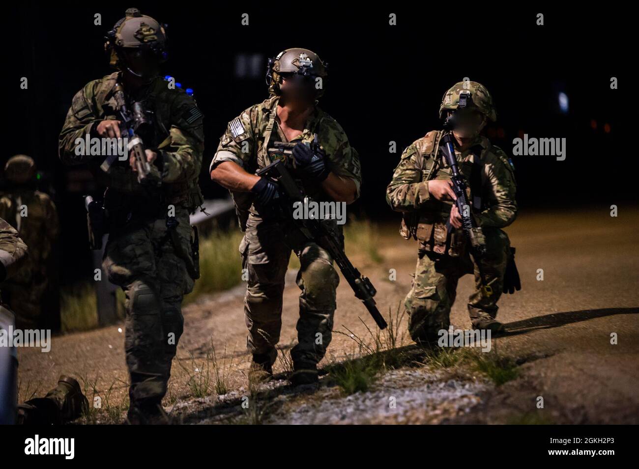 American and Uzbek Special Forces conduct training operations as part ...