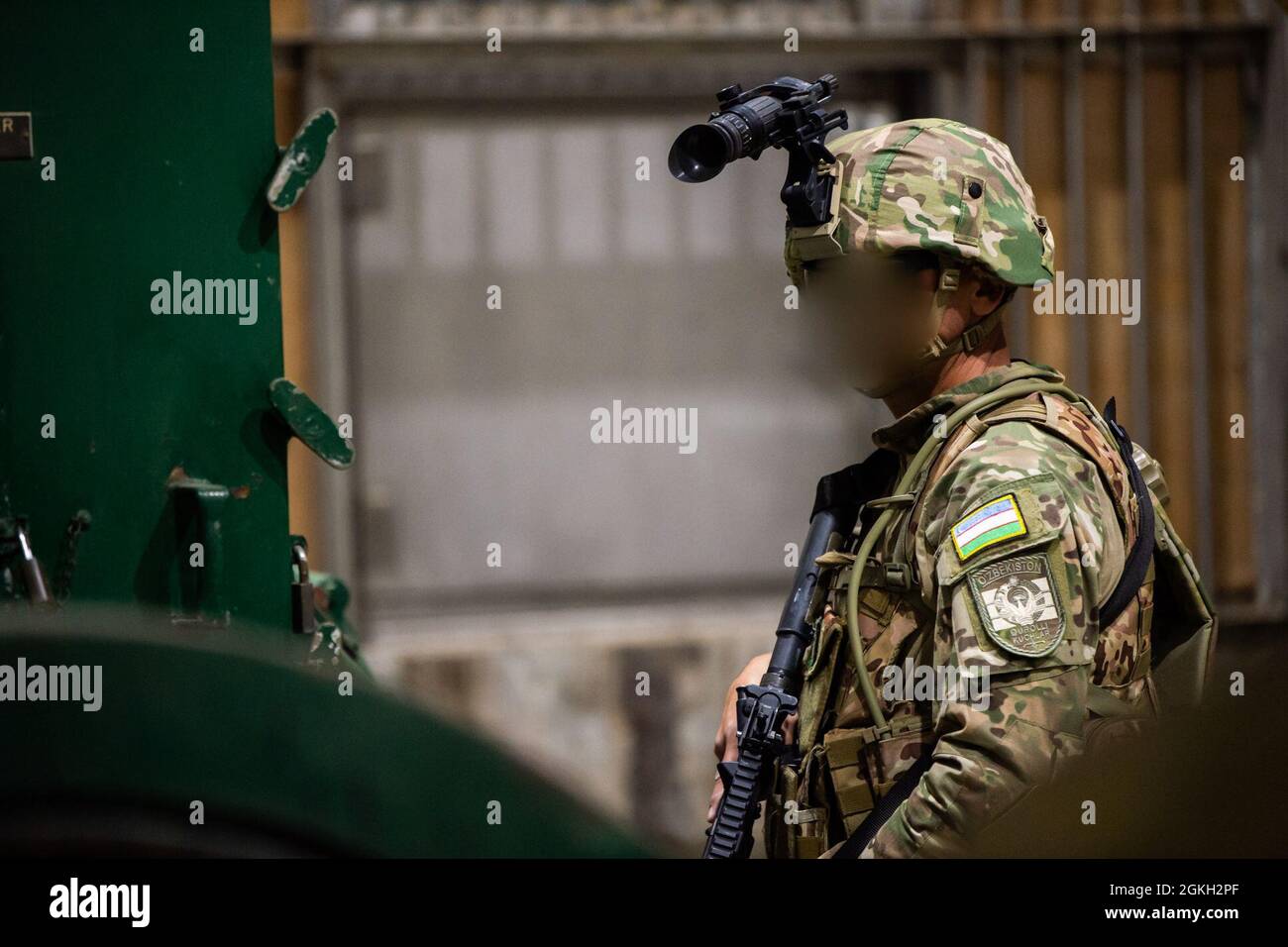 American and Uzbek Special Forces conduct training operations at the ...