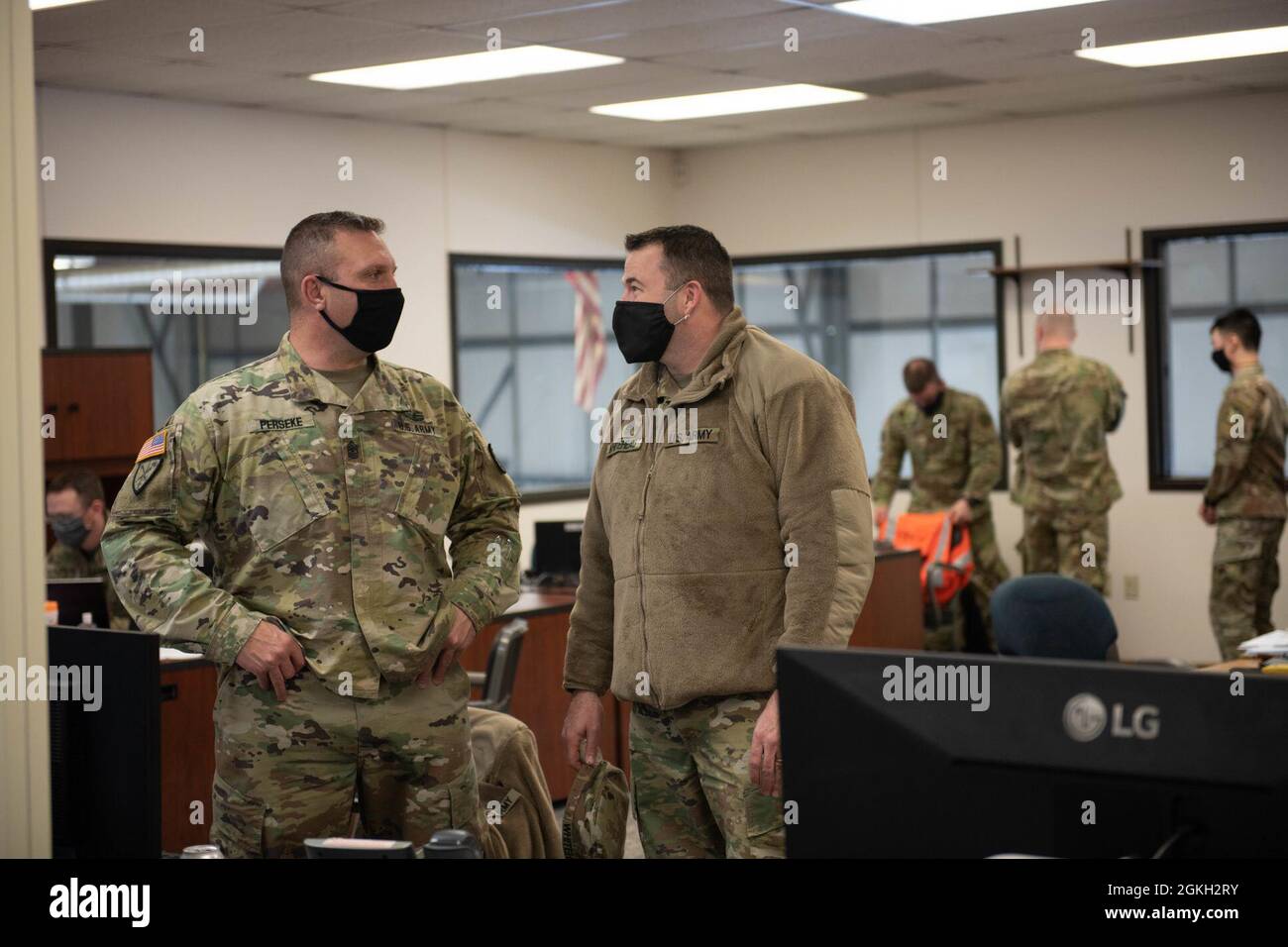 Maj. Gen. Mike Wickman, 34th Red Bull Infantry Division commanding ...