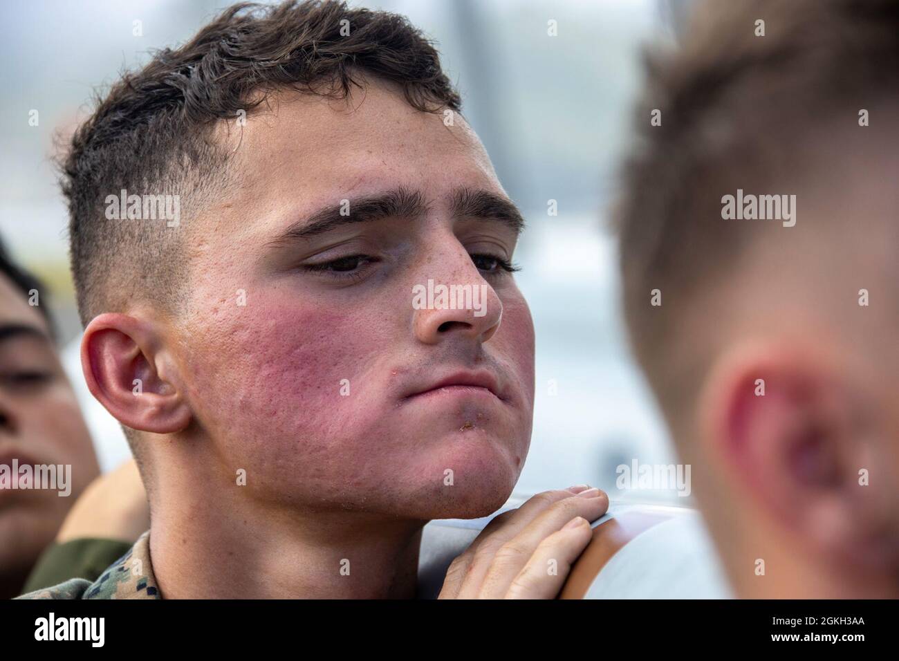 U.S. Marine Corps Lance Cpl. Elijah Pursel, an ordnance technician with ...