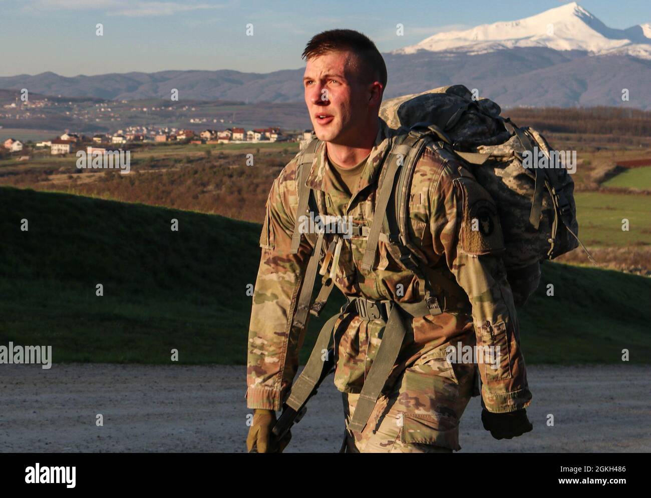 Sgt. Tyler Mathis, an intelligence analyst with Headquarters ...