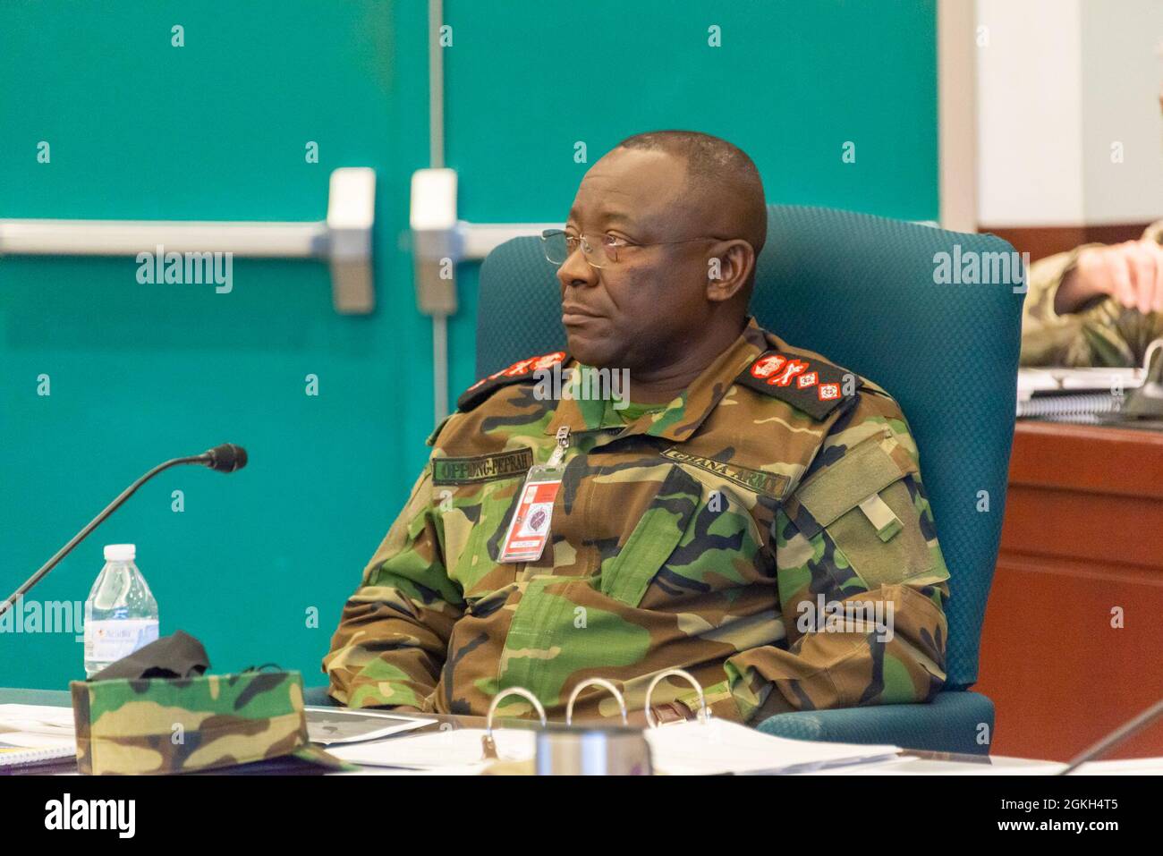 Ghana Army Chief of Staff Maj. Gen. Thomas Oppong-Peprah attends the ...