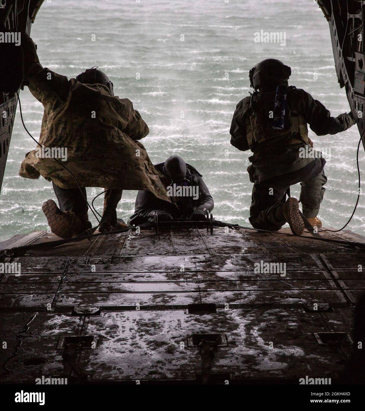 Aircraft crew members with 160th Special Operations Aviation Regiment ...