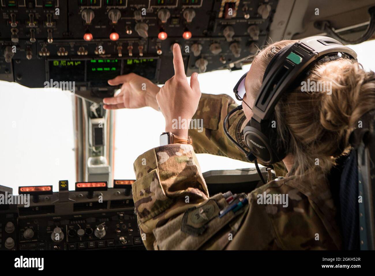 U.S. Air Force Capt. Elsbeth Scott, a C-17 tactician for the 816th ...