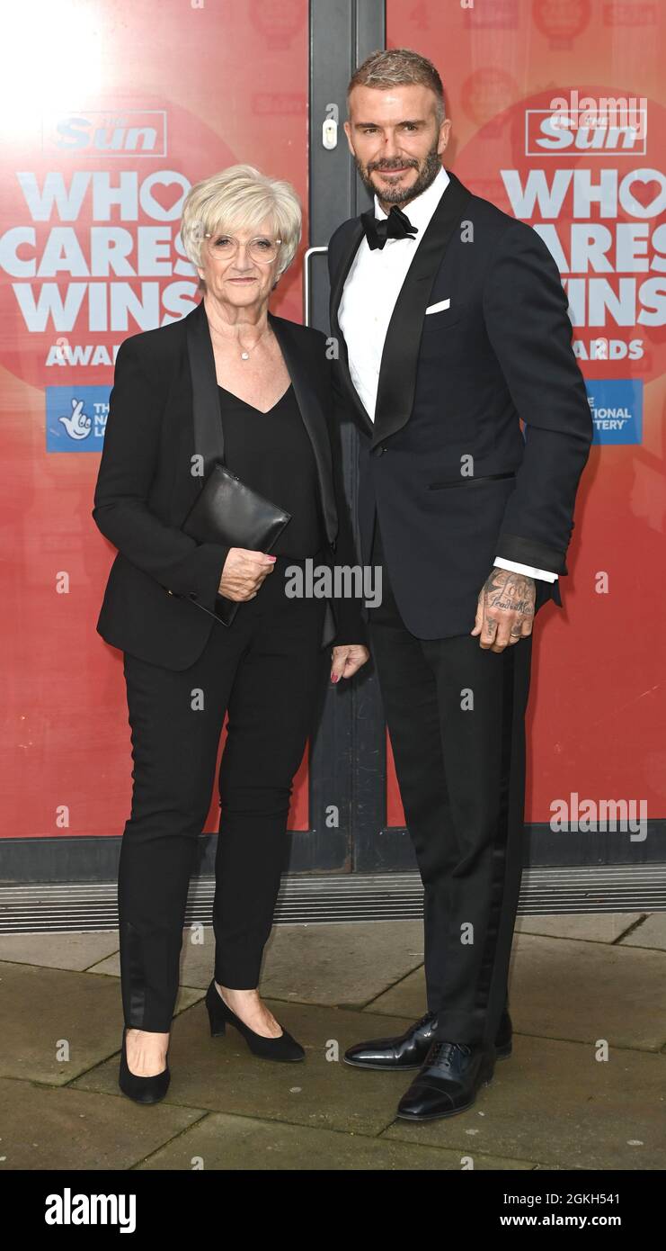 Photo Must Be Credited ©Alpha Press 079965 14/09/2021 David Beckham and ...