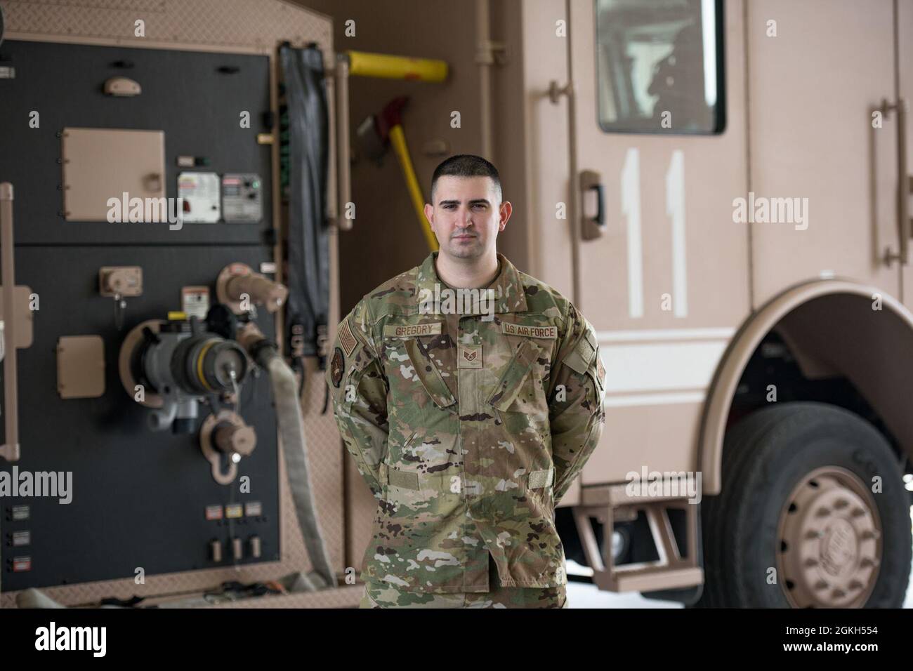 U.S. Air Force Staff Sgt. Edward Gregory, noncommissioned officer in ...