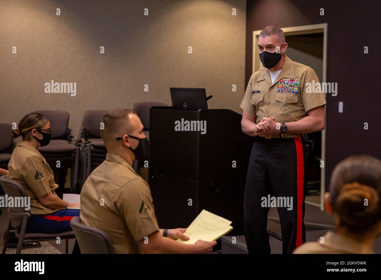 U.S. Marine Corps Maj. Gen. Jason Q. Bohm, the commanding general of ...