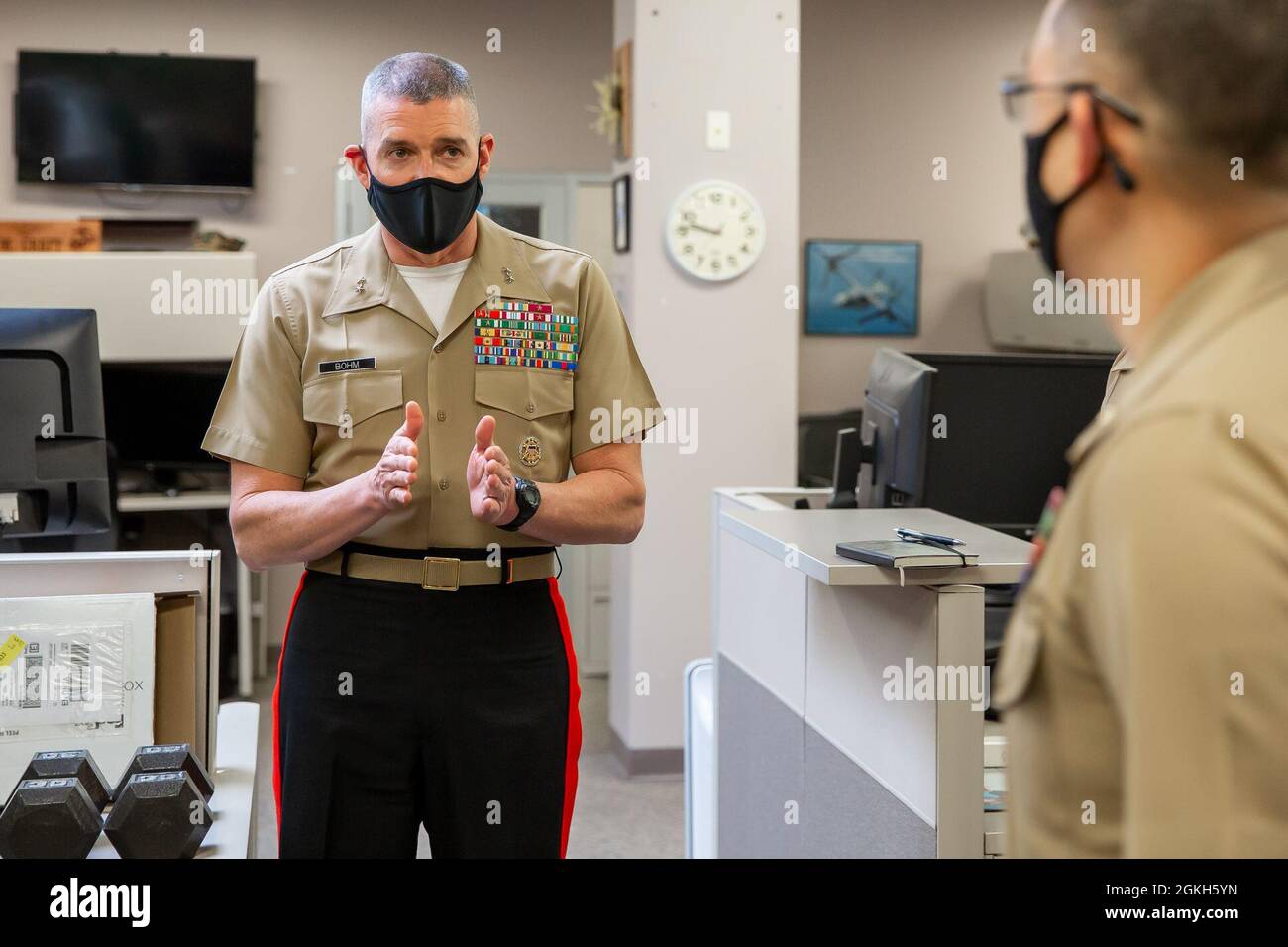 U.S. Marine Corps Maj. Gen. Jason Q. Bohm, the commanding general of ...