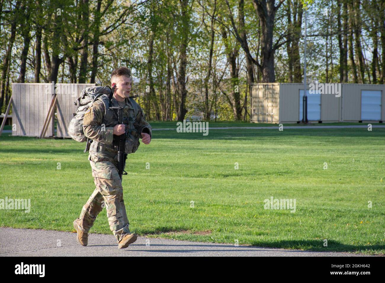 U.S. Army Staff Sgt. Nicholas Murphy, a calvary scout assigned to Alpha ...
