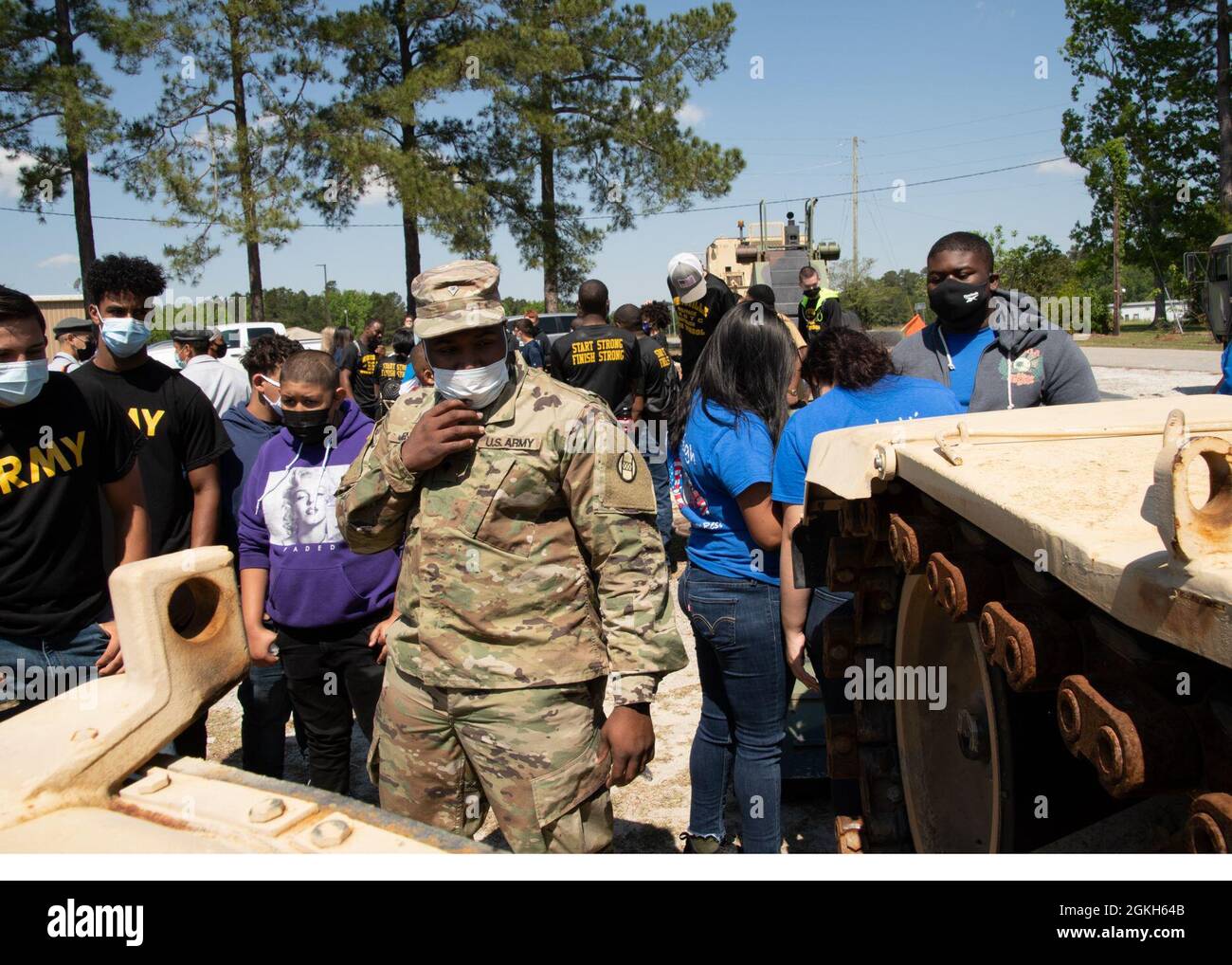 Spc. Clarence Jenkins, a tank mechanic assigned to Charlie Company, 1st ...