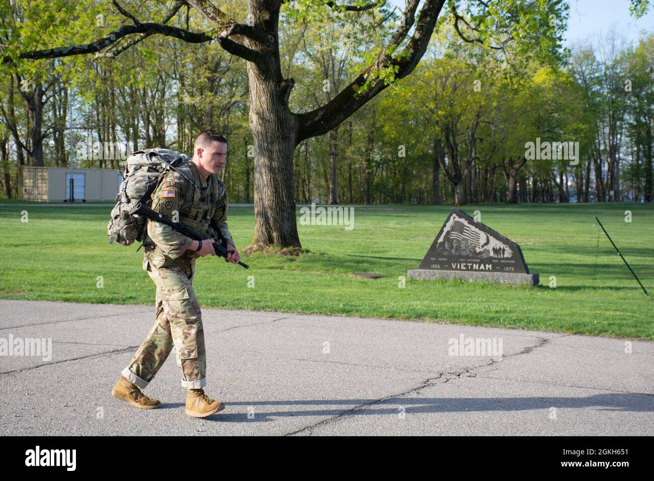 U.S. Army Staff Sgt. Stephen Mulholland, an infantryman assigned to ...