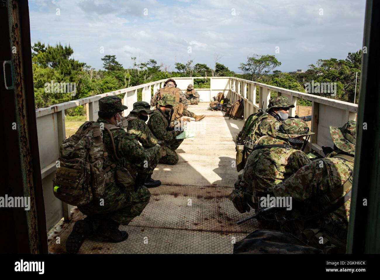 Japanese Soldiers with 15th Brigade, Japan Ground Self-Defense Force ...