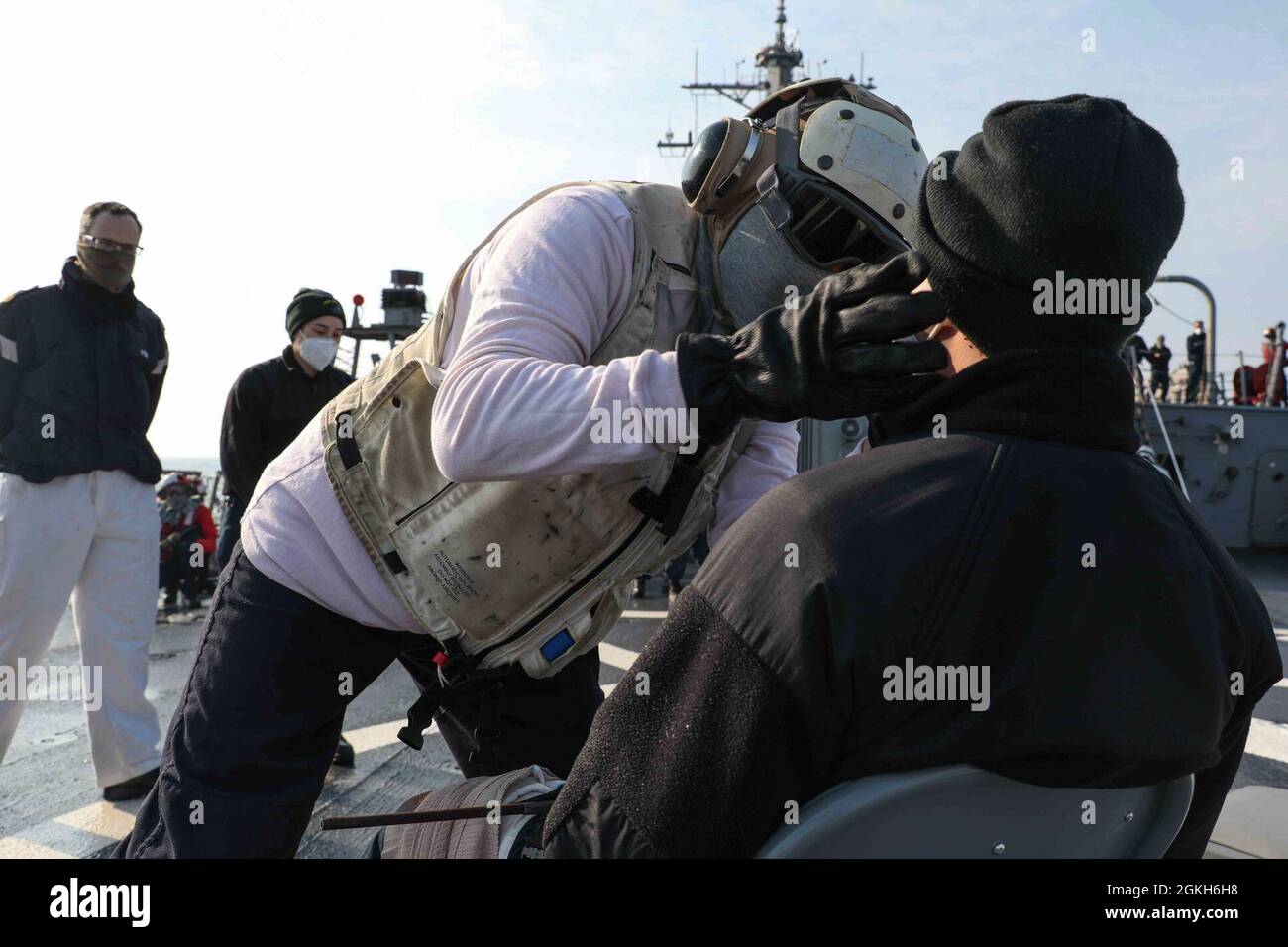 ENGLISH CHANNEL (April 21, 2021) Hospital Corpsman 3rd Class Jonathan ...