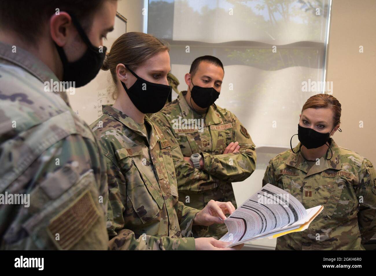 U.S. Air Force Tech. Sgt. Jennifer Hurd, installation personnel ...
