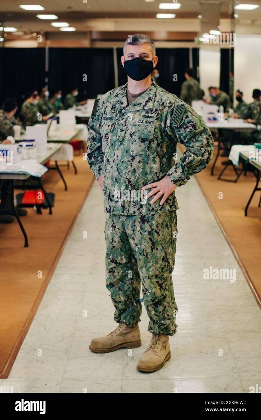 U.S. Navy Capt. David Salmons, Navy Emergency Preparedness Liaison ...