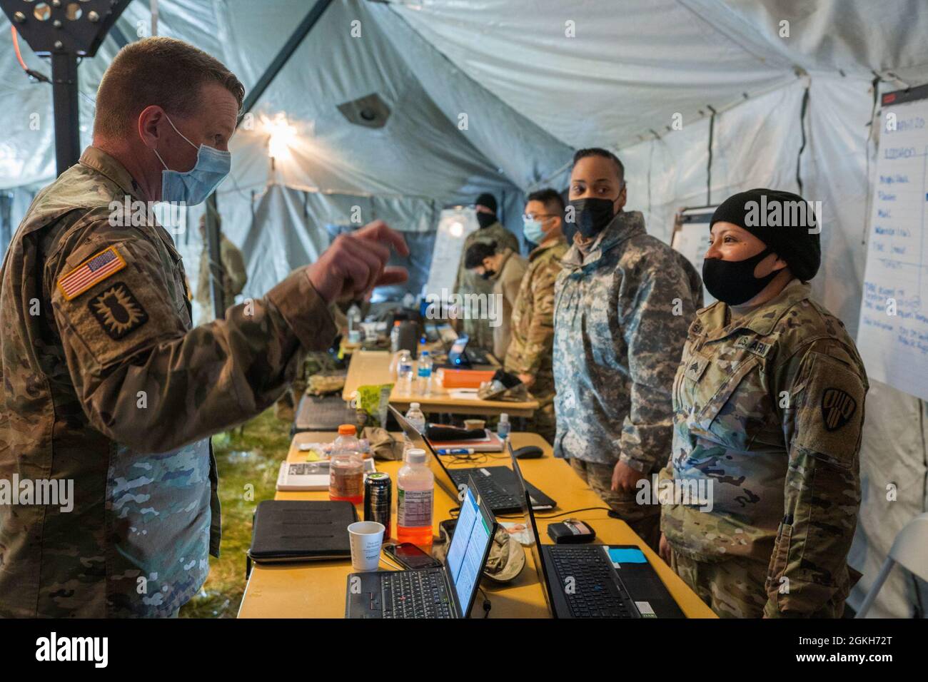U.S. Army Col. Robert Mitchell, chief of staff for the 53rd Troop ...