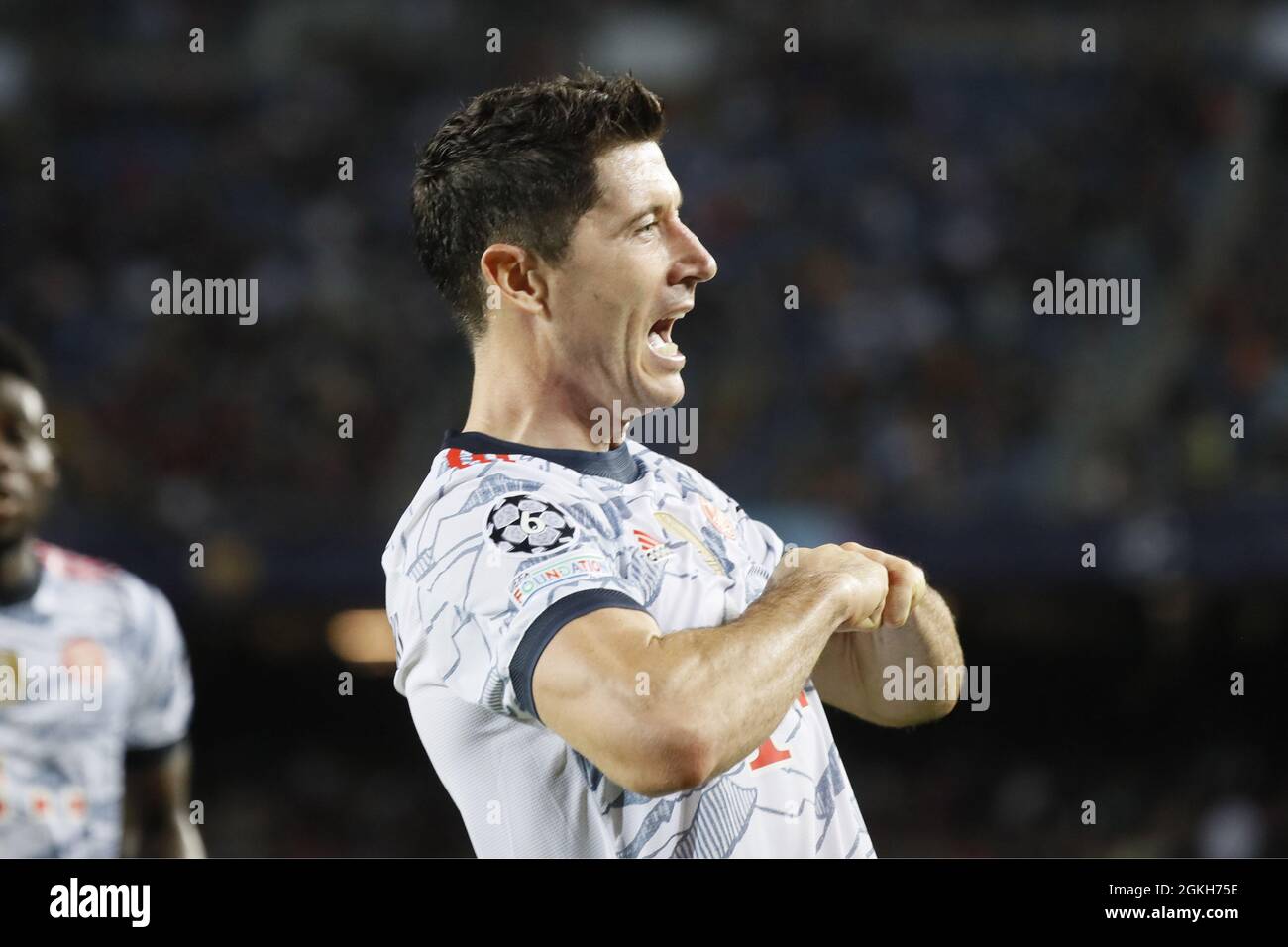 Barcelona, Spain. 14th Sep, 2021. Robert Lewandowski (9 Bayern Munchen ...