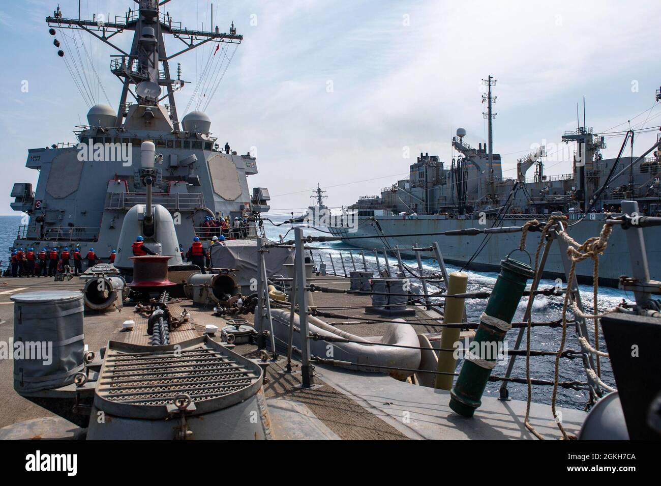 ARABIAN SEA (April 21, 2021) – Guided-missile destroyer USS Laboon (DDG ...