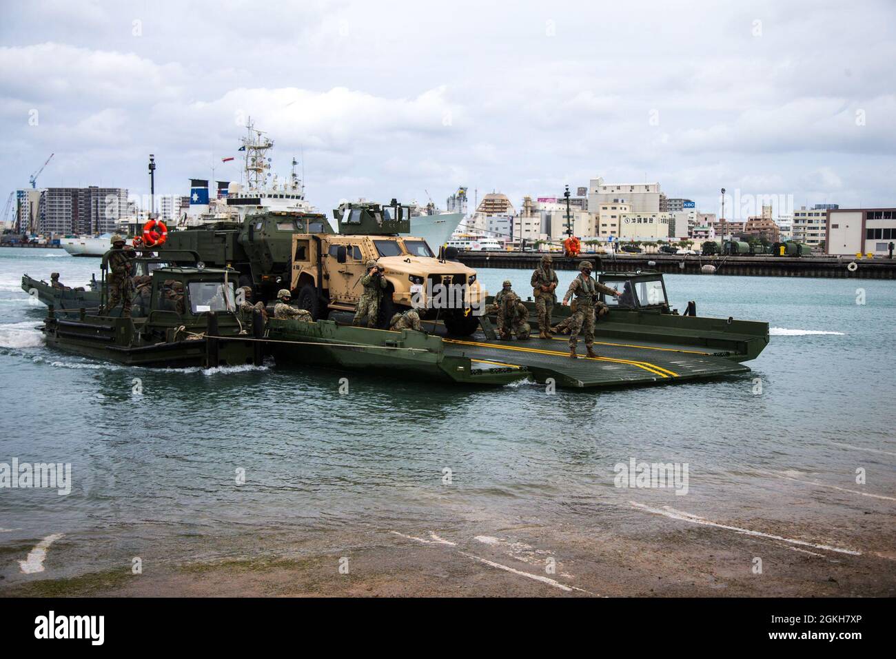U.S. Marines with 9th Engineer Support Battalion and Navy Seabees with ...