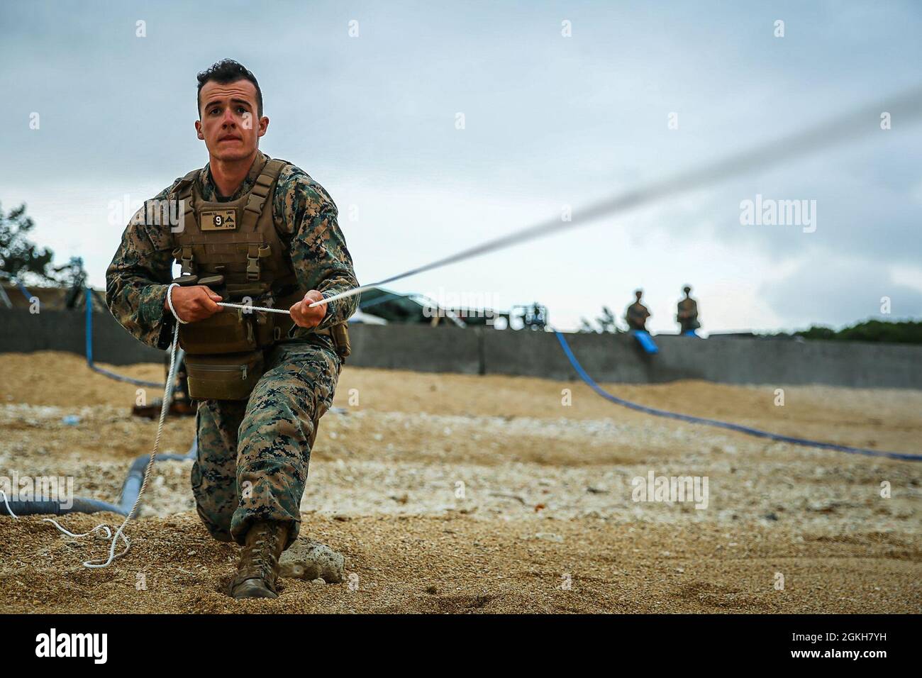 U.S. Marine Corps Lance Cpl. Gabriel Rodriguez, water support ...