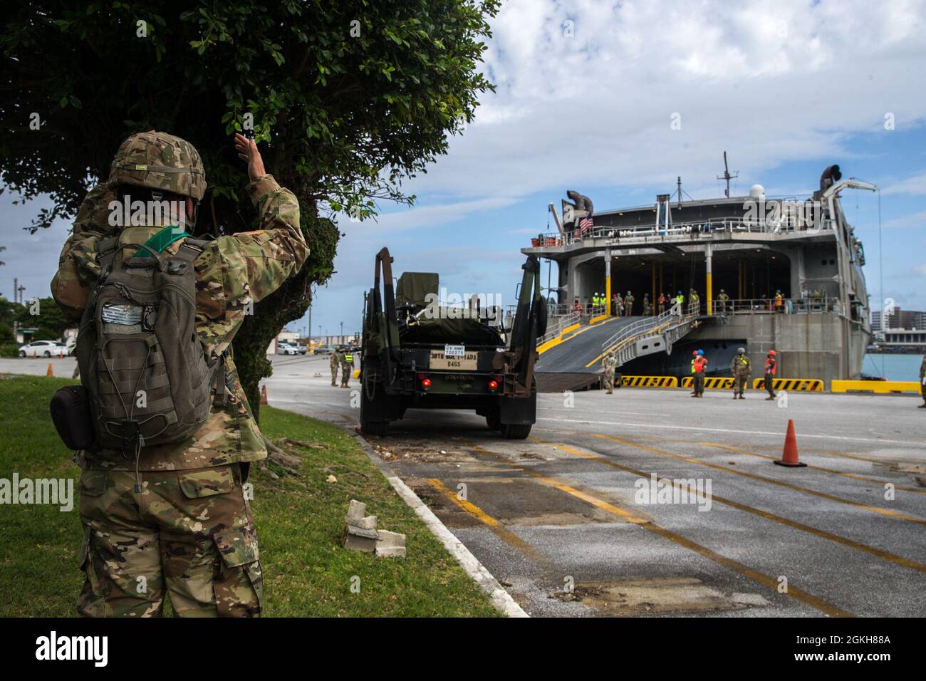U.S. Army Cpl. Alex Tariske, a Patriot launcher operator and maintainer ...