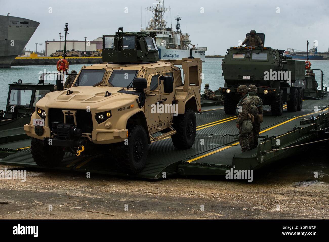 U.S. Marines with 9th Engineer Support Battalion and Navy Seabees with ...