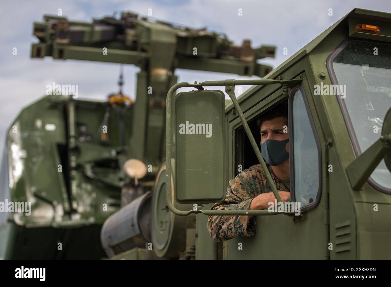 U.S. Marine Corps Cpl. Nikolaus Koontz, a combat engineer with 9th ...