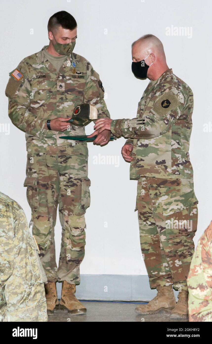 Col. Derek Adams, commander of Regional Command-East, Kosovo Force ...