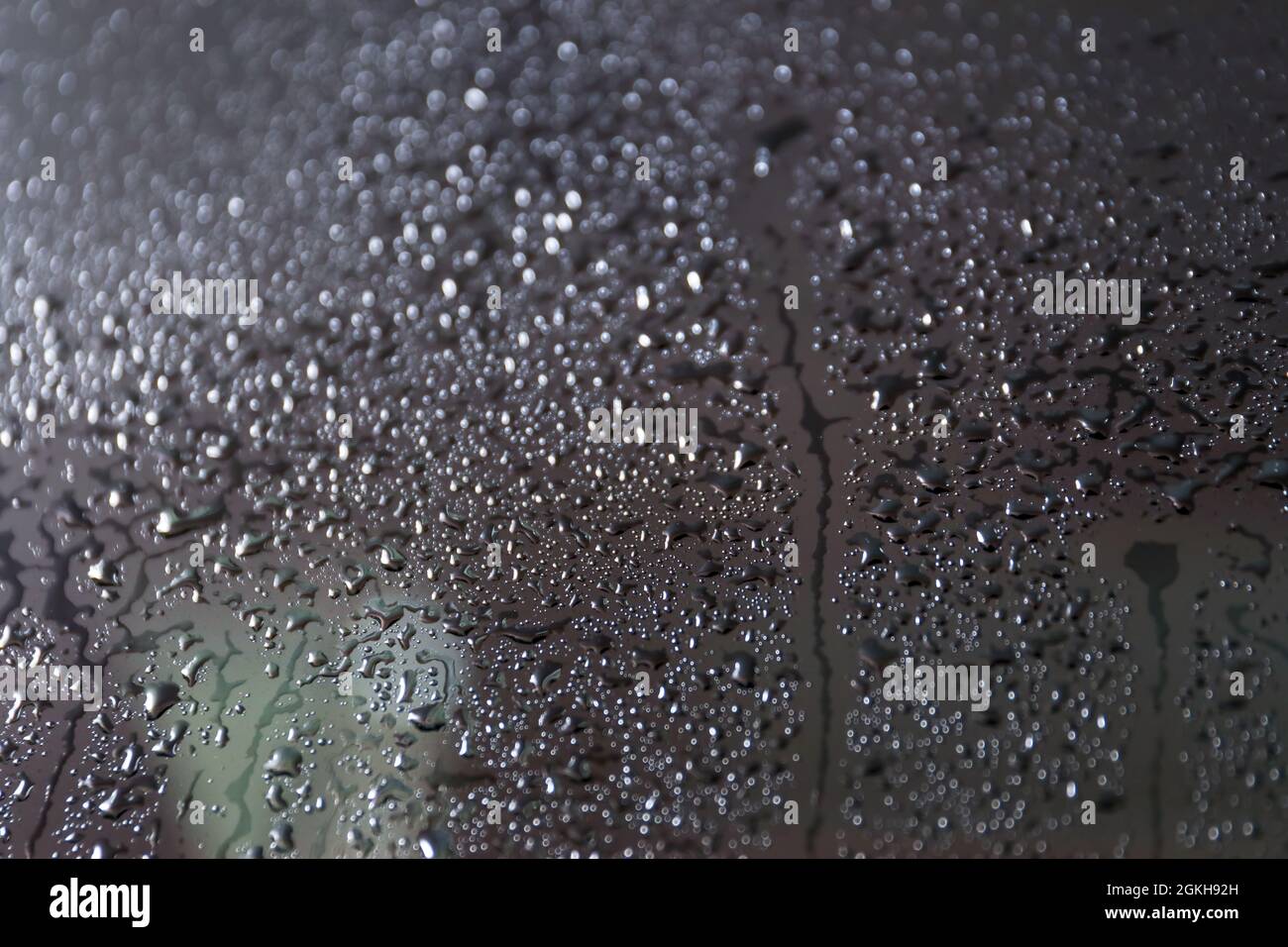 Water drops on car window, closeup Stock Photo - Alamy