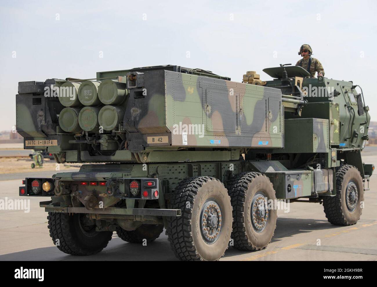 A U.S. High Mobility Artillery Rocket Systems of the 1-181 Field ...