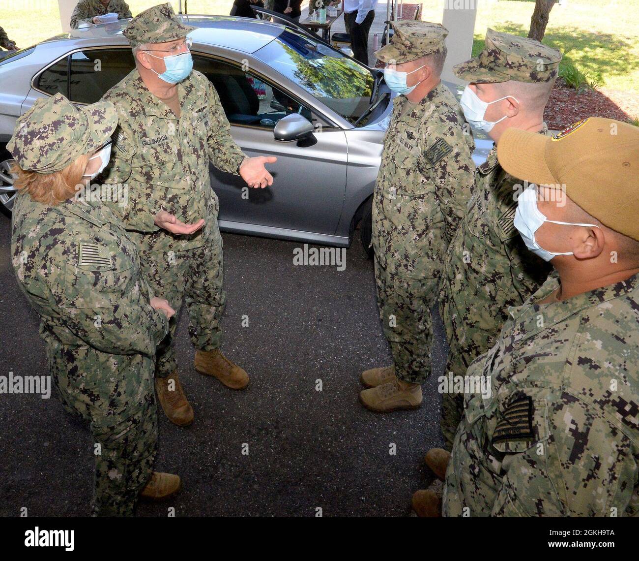 JACKSONVILLE, Fla. (April 22, 2021) - Leadership from Naval Hospital ...