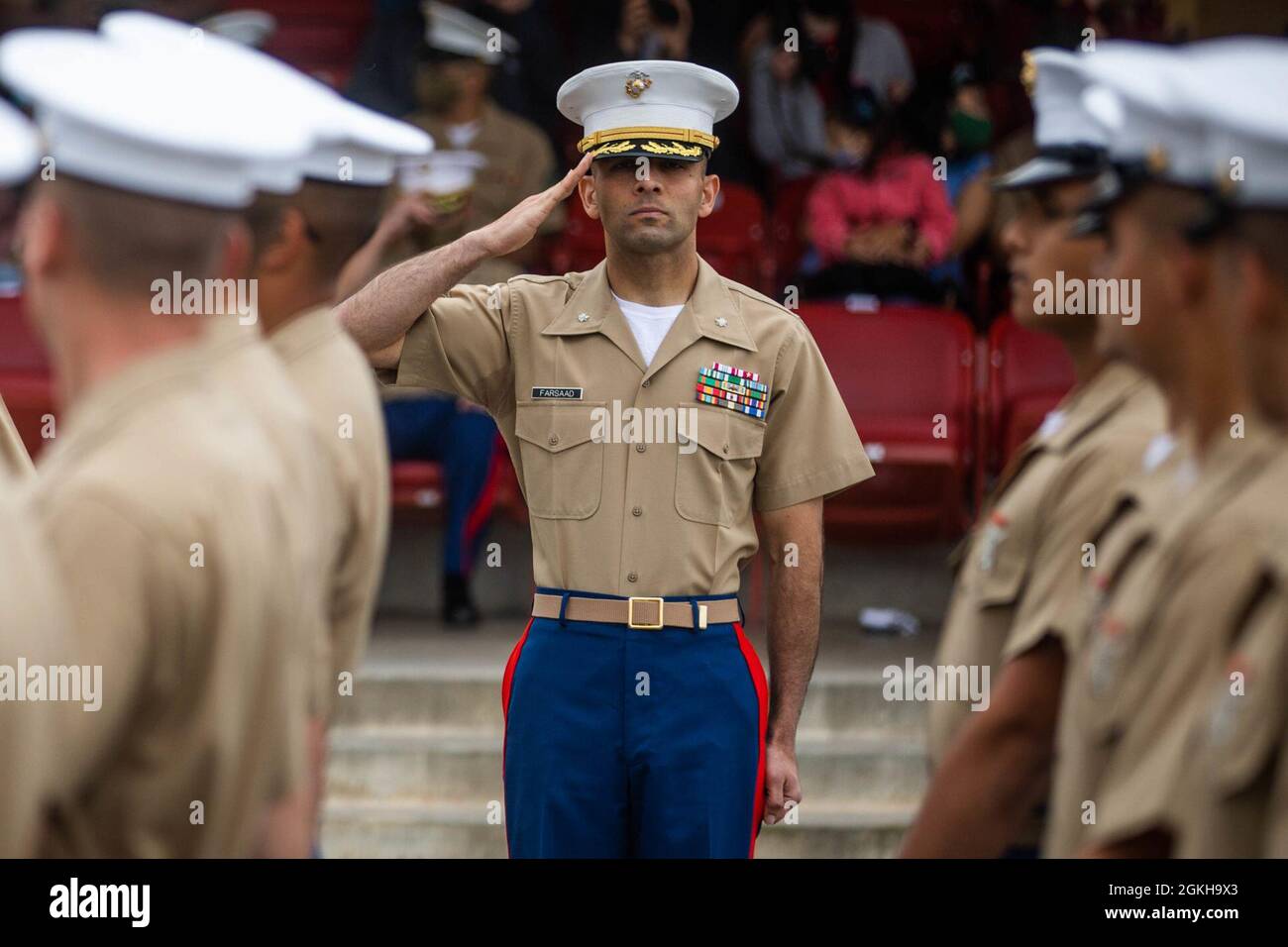LtCol. Alexander Farsaad, the Battalion Commander of 1st Recruit ...