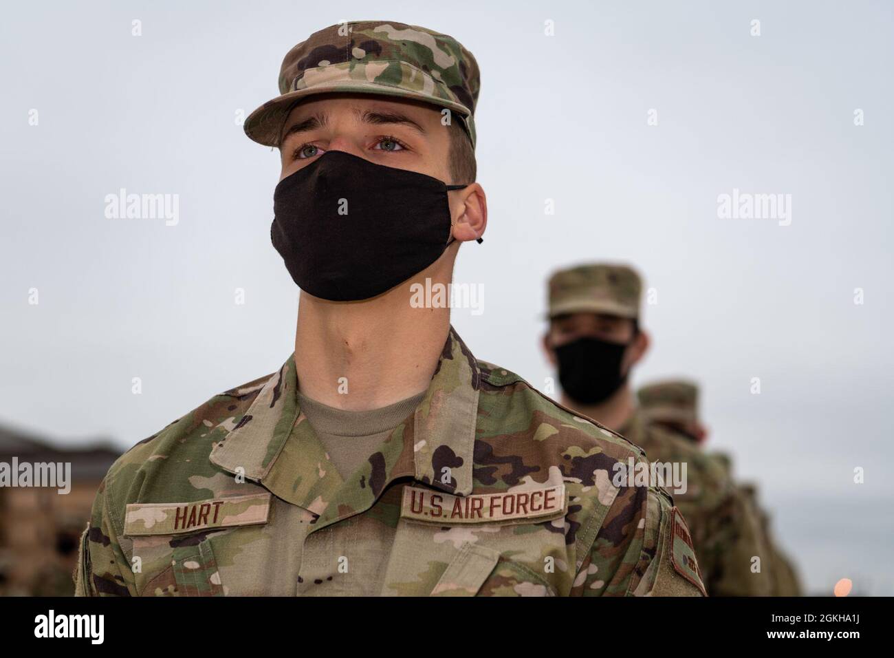 U.S. Air Force basic military graduation and coining ceremony is held ...