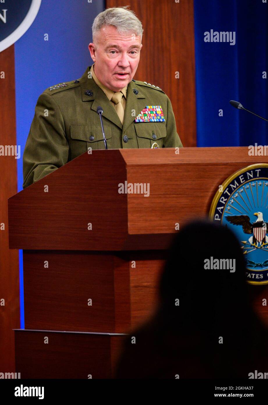 U.S. Marine Corps Gen. Kenneth McKenzie, commander, U.S. Central ...